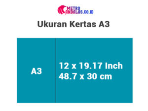 Inilah Ukuran Kertas A3 Dalam (CM, MM, Pixel, Inch) Yang Sebaiknya ...