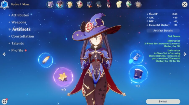 Review Mona Build Genshin Impact Beserta Skill Mumpuninya ...