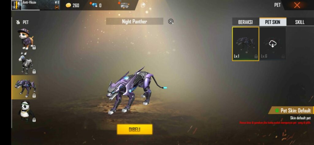 Nama Pet FF Keren – metroandalas.co.id